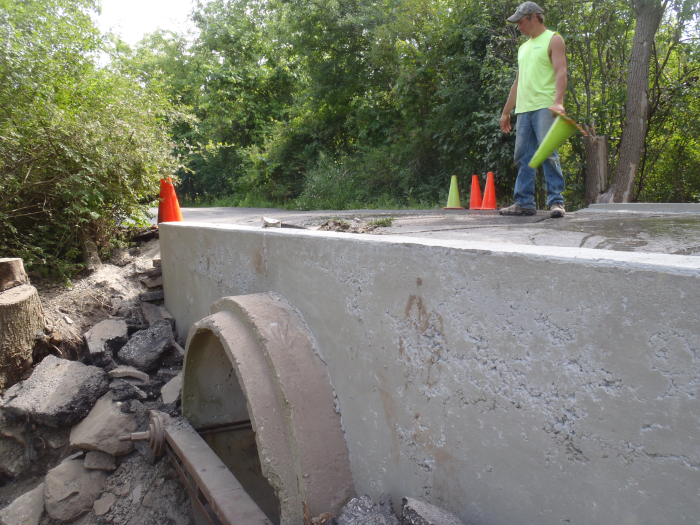 Concrete Drainage Tube Installation Greenfield 5 | MudTech Midwest ...