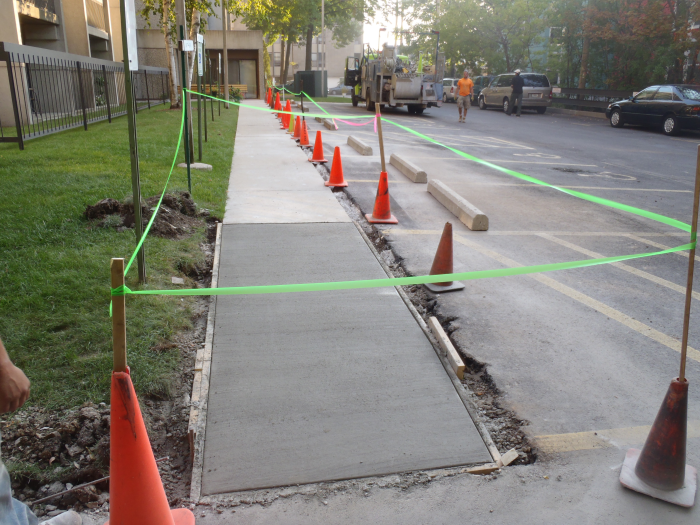 Concrete Sidewalk Pouring Contractors St Francis | MudTech Midwest ...