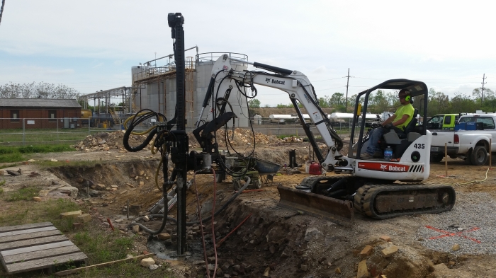 Rock Anchor Commercial Install | MudTech Midwest Concrete Repair - Mud ...